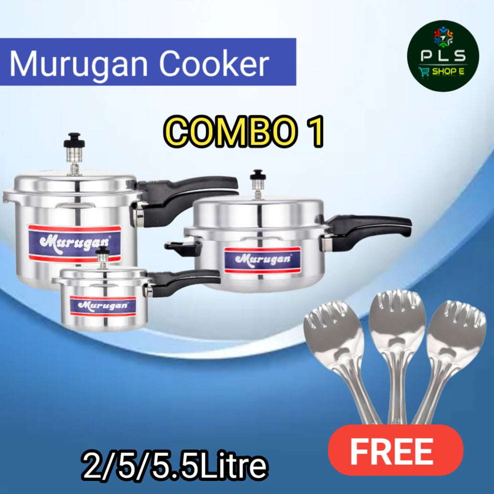 Murugan Aluminium Cooker Combo 1 – PLS SUPER BAZAR