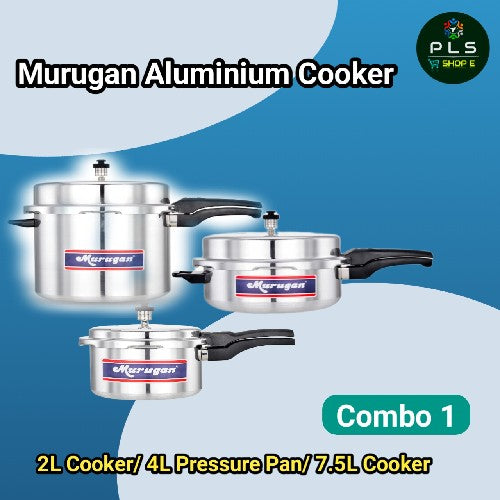 Murugan Aluminium Cooker Combo 1 – PLS SUPER BAZAR