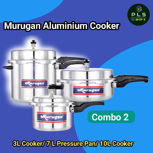 Murugan Aluminium Cooker Combo 2 – PLS SUPER BAZAR
